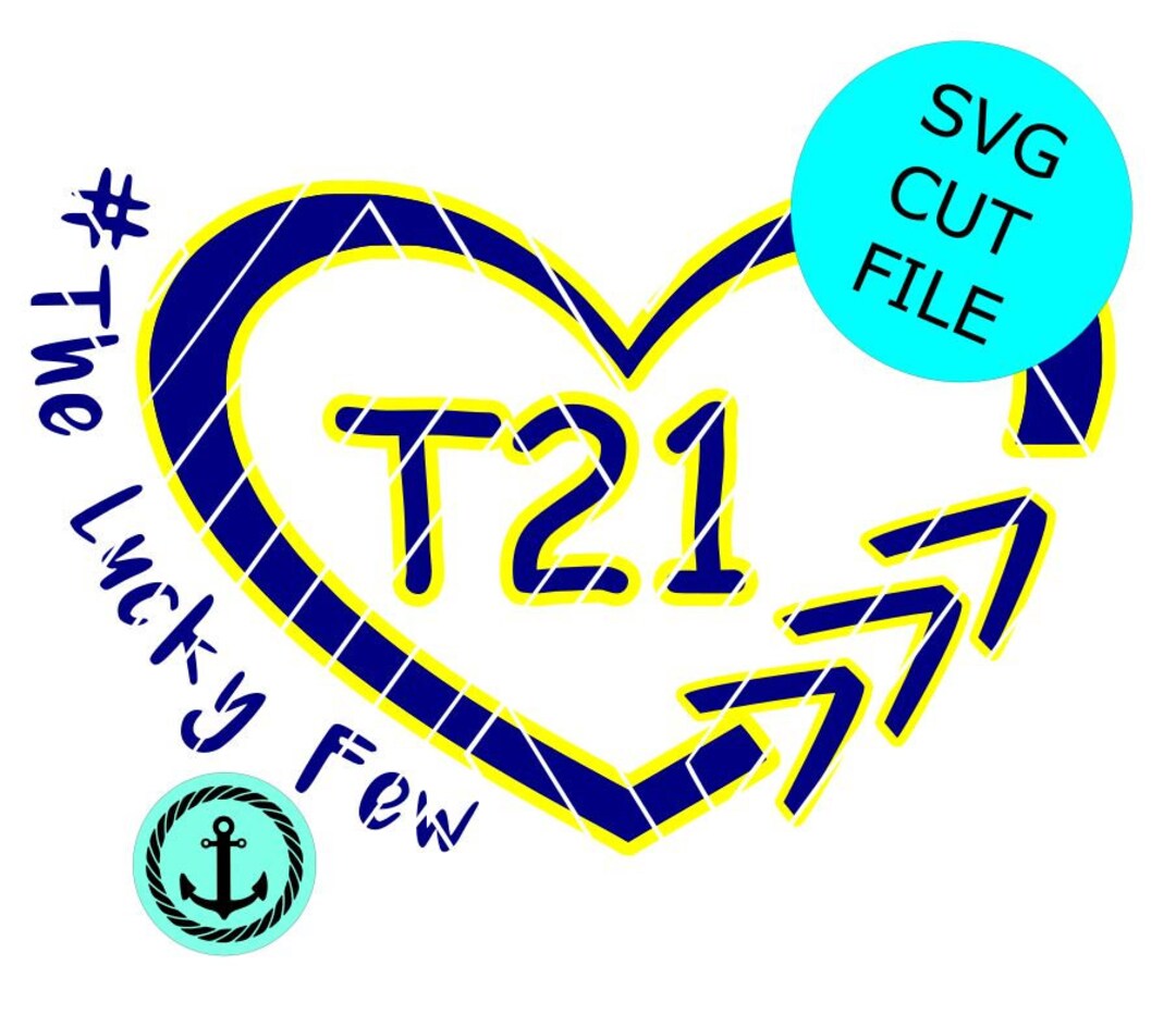 Down Syndrome Heart T21 - Etsy