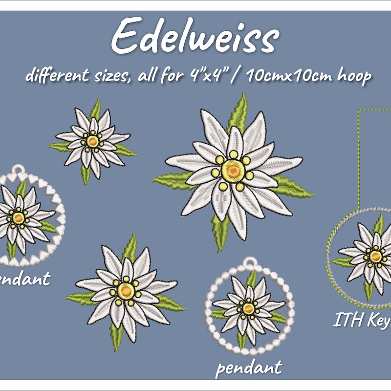 Edelweiss Embroidery - Etsy