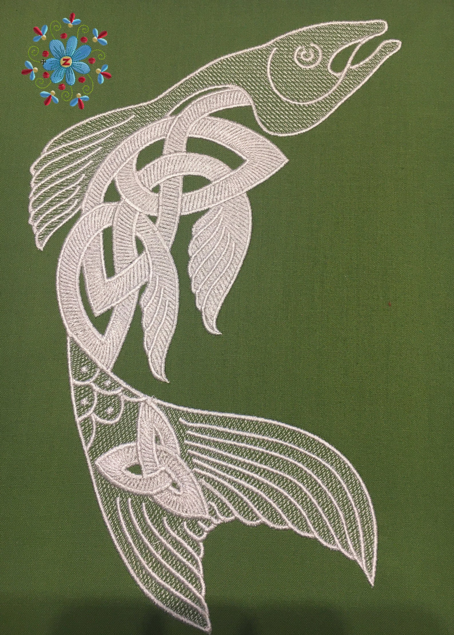 Celtic Knot Fish Embroidery Files Set 4 X 4 - Etsy