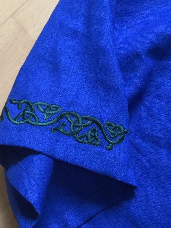 Viking Collar Embroidery Files Set 3.9in X 7.9in Inclusive Cuffs/border ...