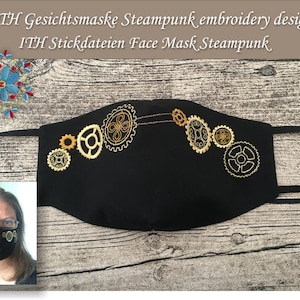 ITH Face Mask / Community Mask / Provisional Mouth Nose Mask Steampunk ...