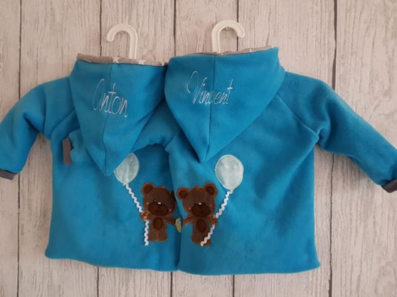 For Partner Look! Teddy Friends Application Embroidery Files Set 7x9.8 ...