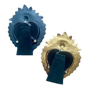 Eks Voto Heart Carved in Gold Photo Frame - Etsy