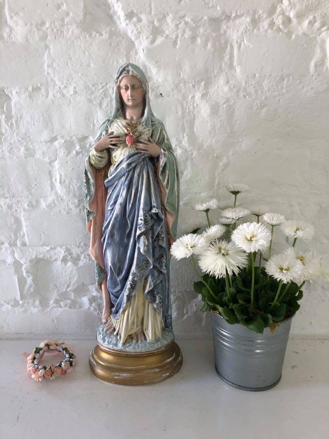 Virgin Mary Statue Perfect Gift for Her Baptism Gift Saint - Etsy