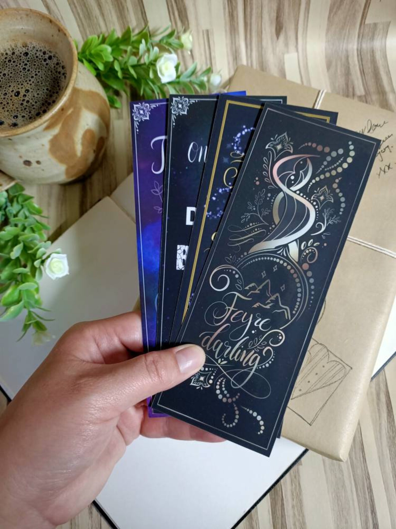 ACOTAR Sjm Inspired Bookmarks With Quotes Feyre and Rhys | Etsy
