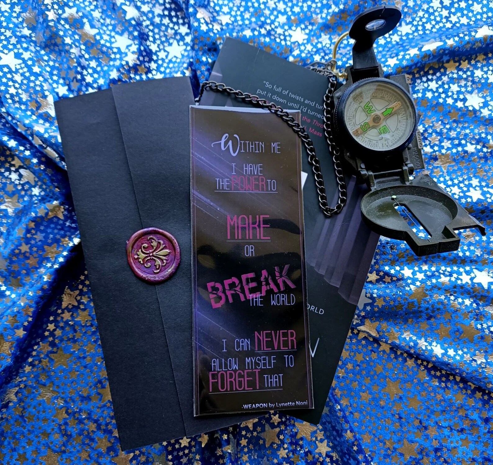 Weapon by Lynette Noni Inspired Bookmark With Quote From the - Etsy ...