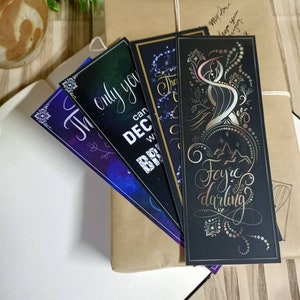 ACOTAR Sjm Inspired Bookmarks With Quotes Feyre and Rhys | Etsy