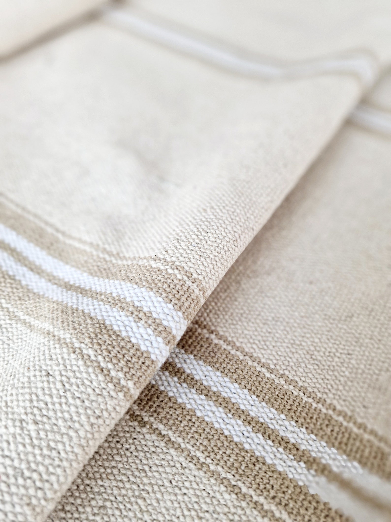 Heavy Weight Grain Sack Cotton Fabric by the Yard 550g/m2 Thick ...