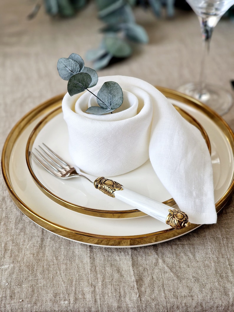 Linen Napkins for Restaurants - Natural Cloth Napkins. - Etsy