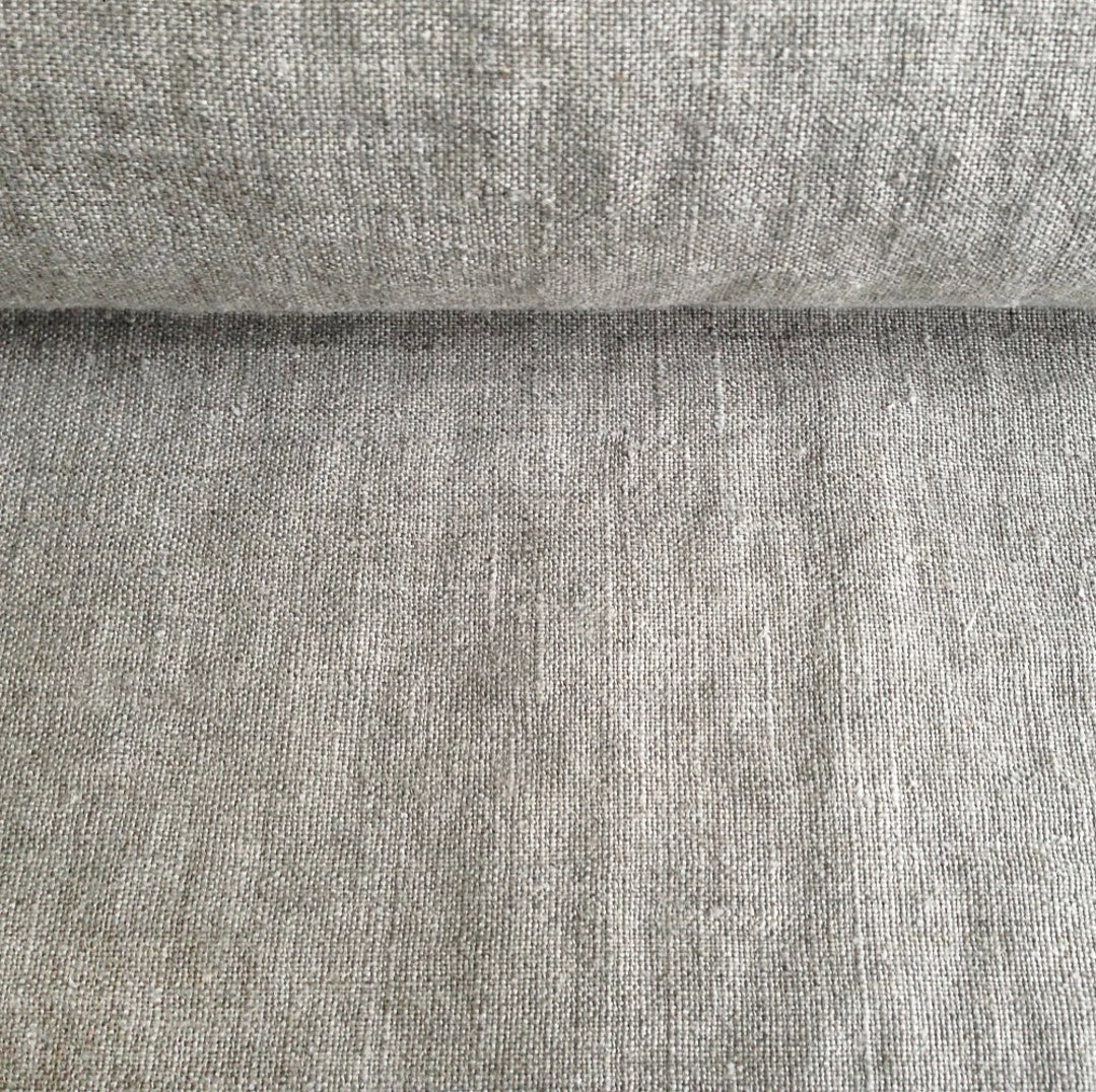 Unbleached Linen Fabric - Natural Stonewashed Softened - Fabric by the ...