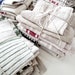 100% Linen Fabric Remnants - Linen Scraps - Heavy Weight Linen Bundle ...