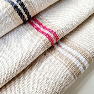 Heavy Weight Grain Sack Cotton Fabric by the Yard 550g/m2 - Thick ...