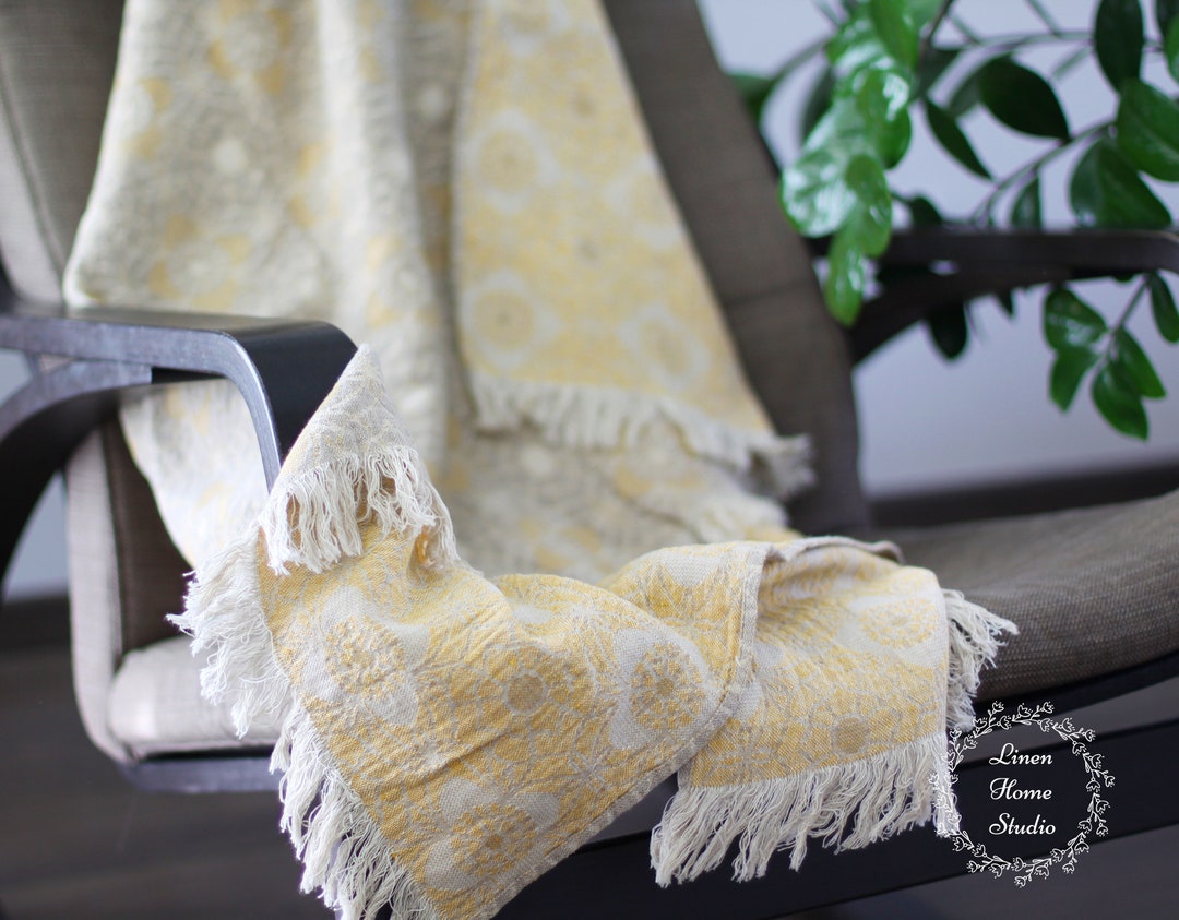 Linen Throw Blanket. - Etsy