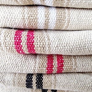 Heavy Weight Grain Sack Cotton Fabric by the Yard 550g/m2 - Farmhouse ...