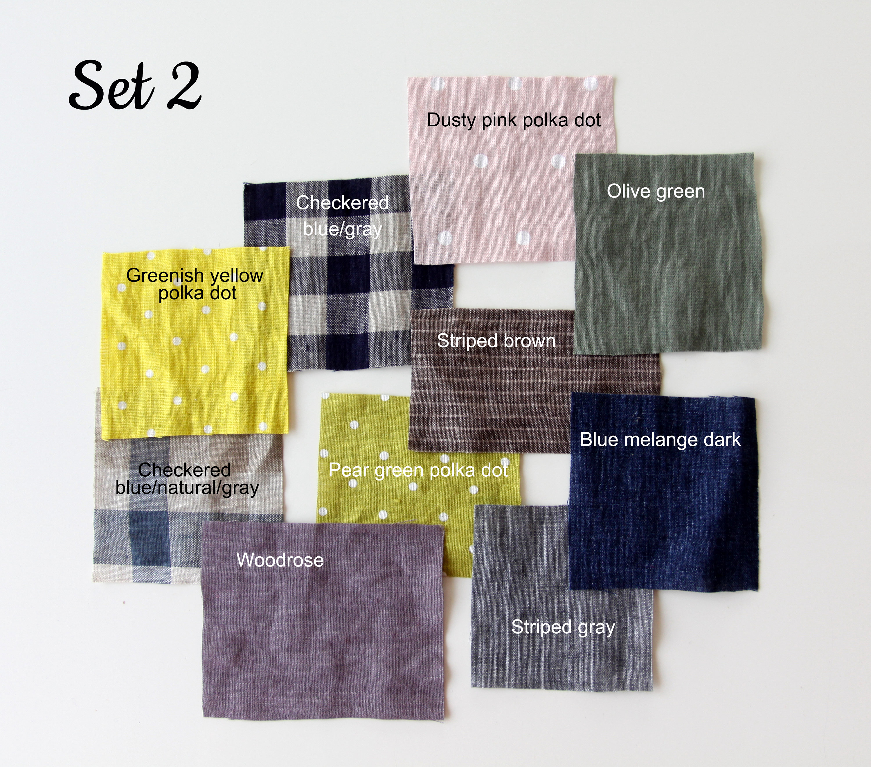 100% Linen Fabric Samples Natural Stonewashed Softened Linen | Etsy