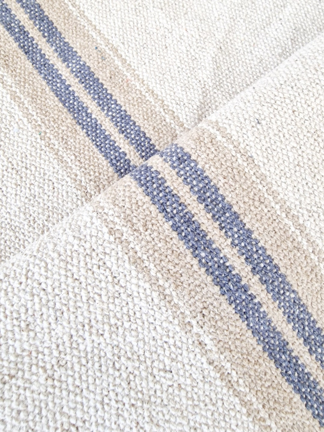 Heavy Weight Grain Sack Cotton Fabric by the Yard 550g/m2 - Thick ...