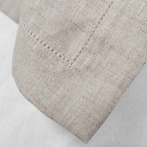 Natural Linen Tablecloth. Light Gray Table Cloth - Etsy