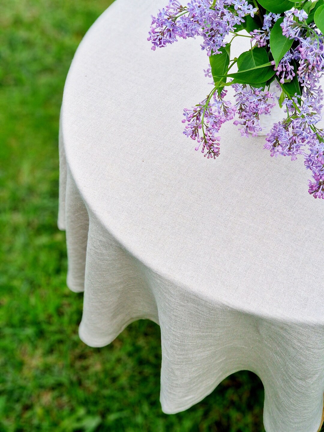 Large Linen Tablecloth for Wedding - Round Square Rectangle - Etsy