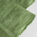 Apple Green Linen Fabric - Stonewashed 100% Linen Flax Material by the ...