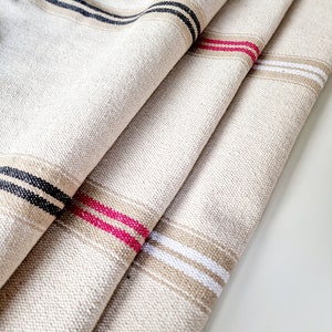 Heavy Weight Grain Sack Cotton Fabric by the Yard 550g/m2 - Thick ...