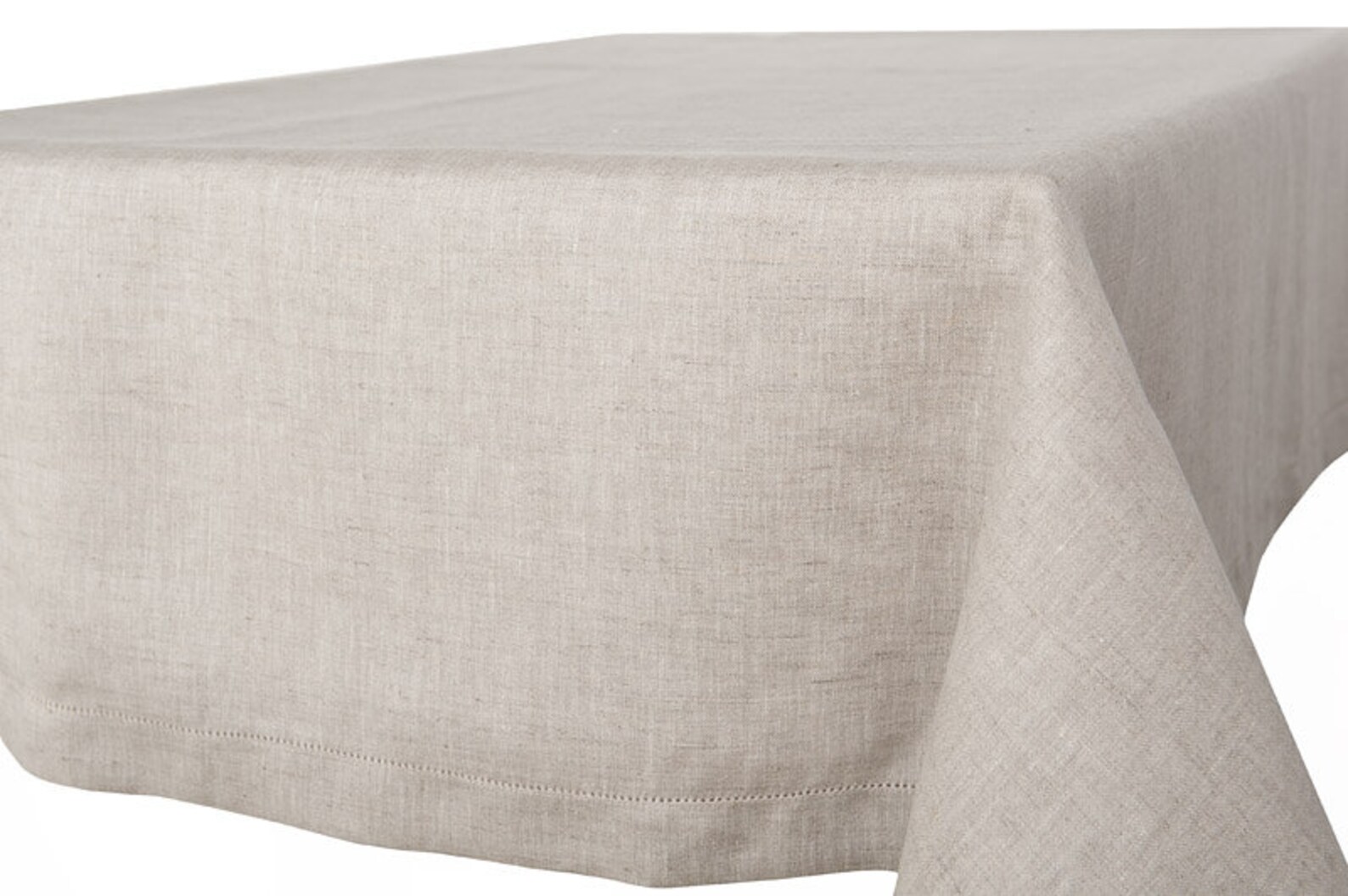 Natural Linen Tablecloth. Light Gray Table Cloth - Etsy