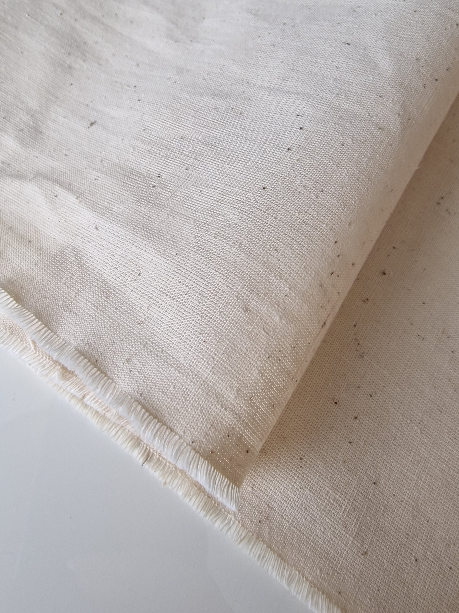 Unbleached Cotton Fabric by the Yard Cotton Canvas Fabric Undyed Raw ...