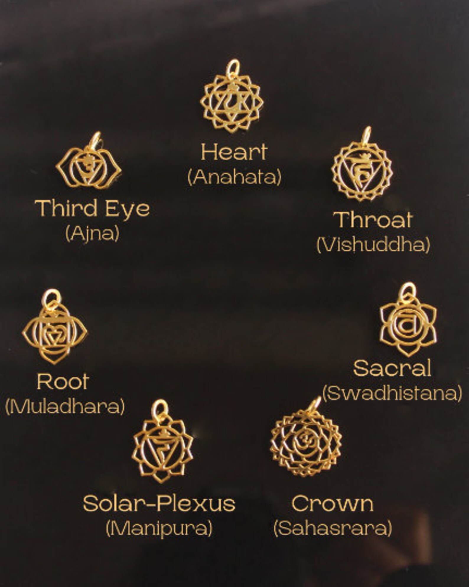 Gold Crown Chakra Pendant Metaphysical Chakra Charm - Etsy