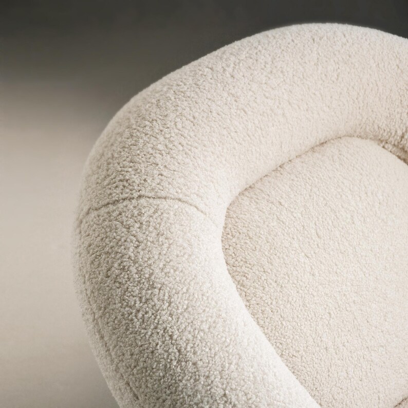 Sculptural Modern Lounge Chair Bun: Upholstered Accent Seating - Etsy
