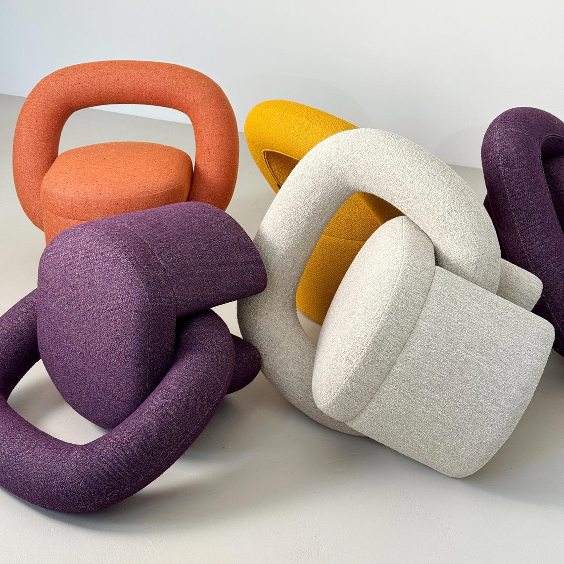 Sculptural Geometric Armchair: Modern Living Room Chair - Award-winning ...