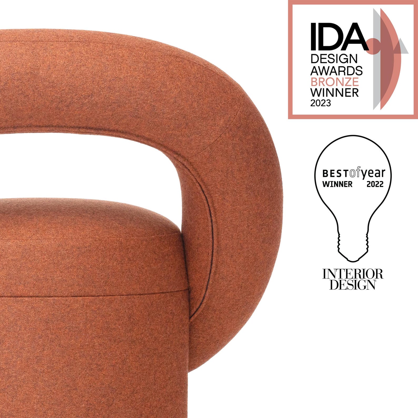 Sculptural Geometric Armchair: Modern Living Room Chair - Award-winning ...