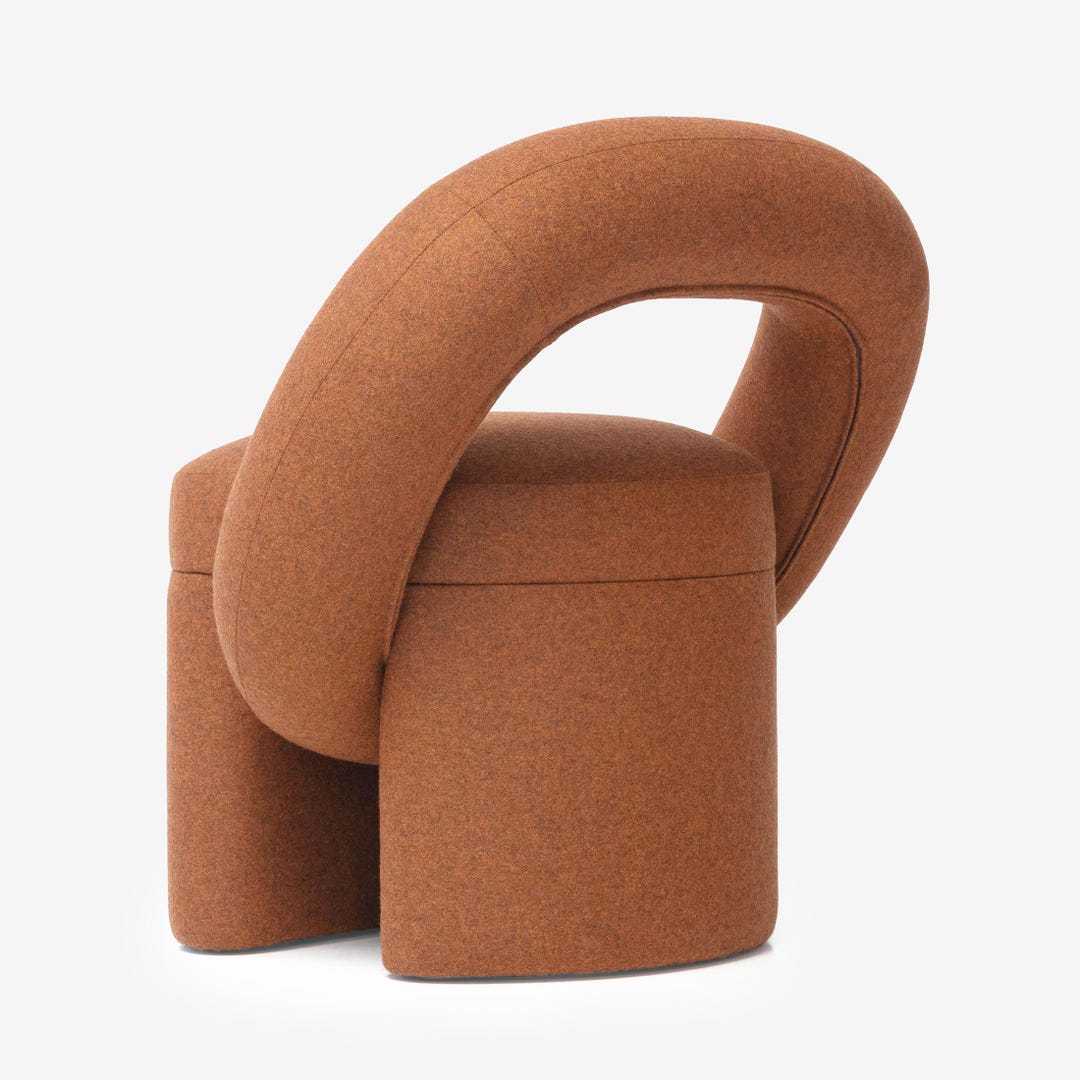 Sculptural Geometric Armchair: Modern Living Room Chair - Award-winning ...