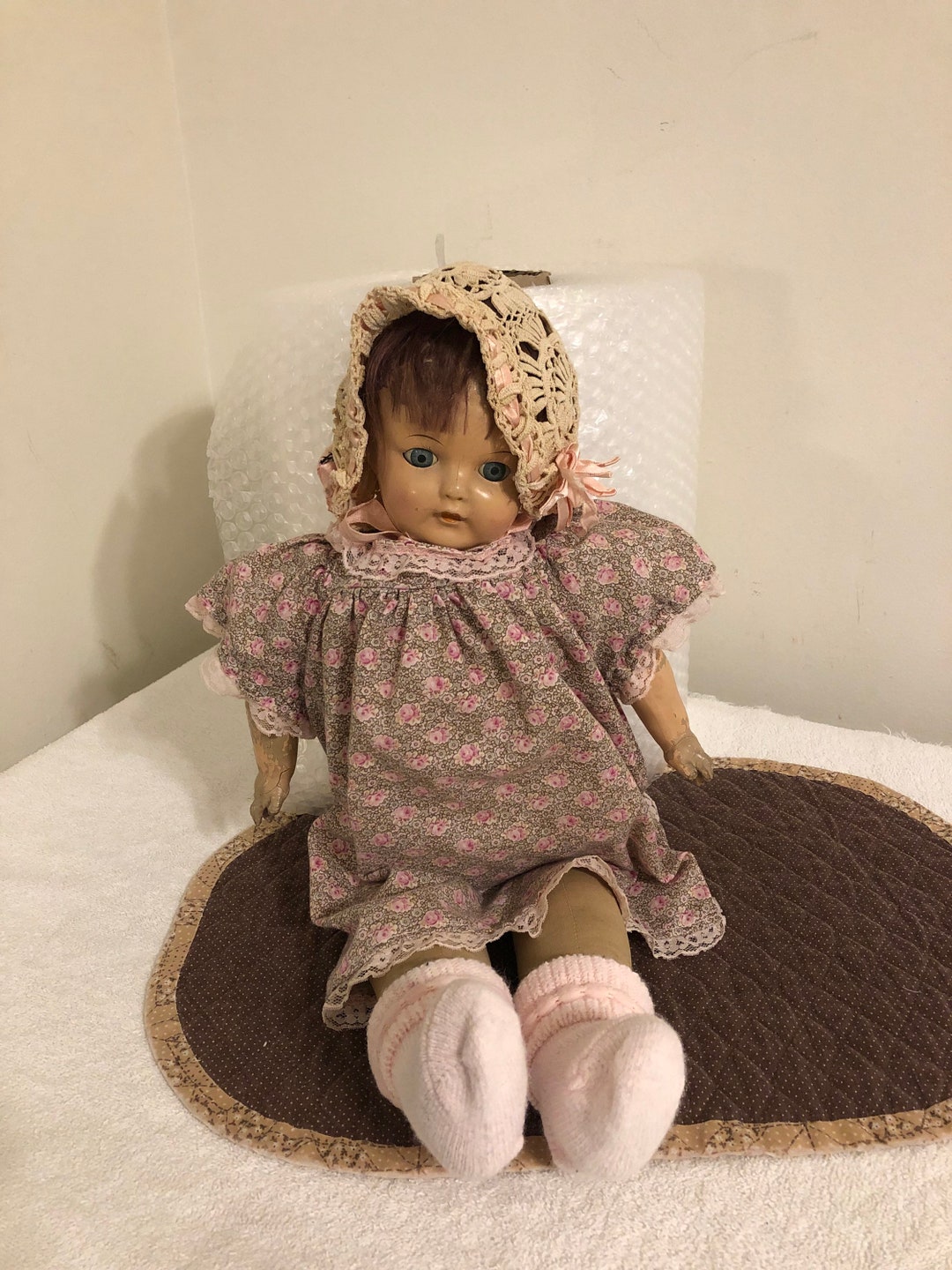 Vintage 1930’s Ideal Composition Doll 20” Tall Open & Close Eyes - Etsy