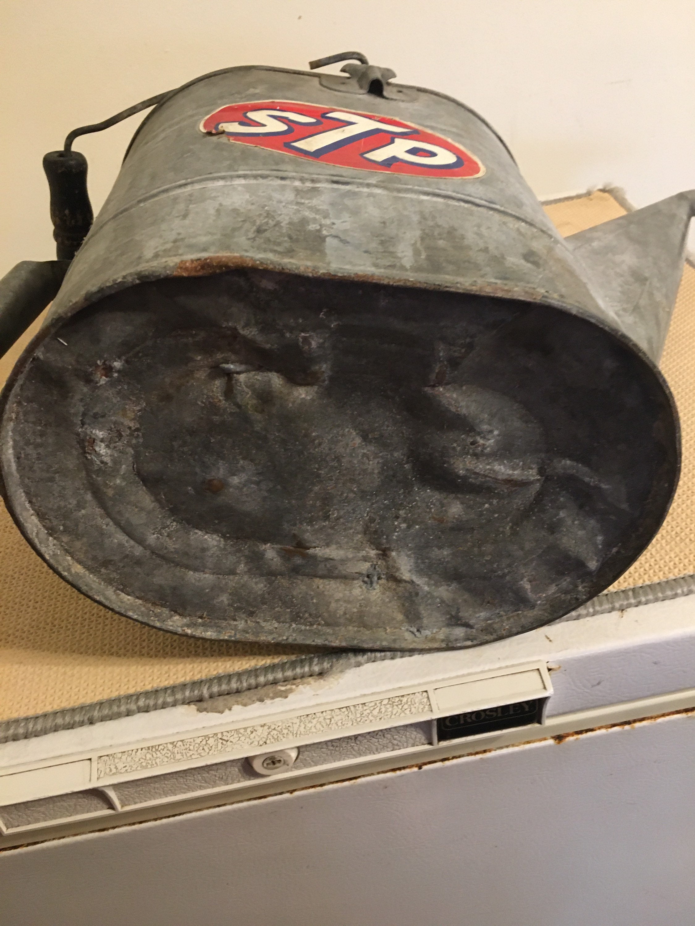 Vintage STP Galvanized Gooseneck Radiator Filling Can Gas Station Can ...