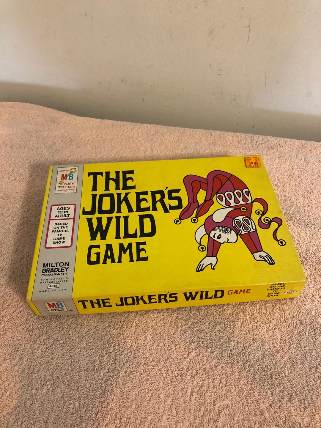 Vintage 1973 Milton Bradley the Jokers Wild Game #4316 Complete - Etsy