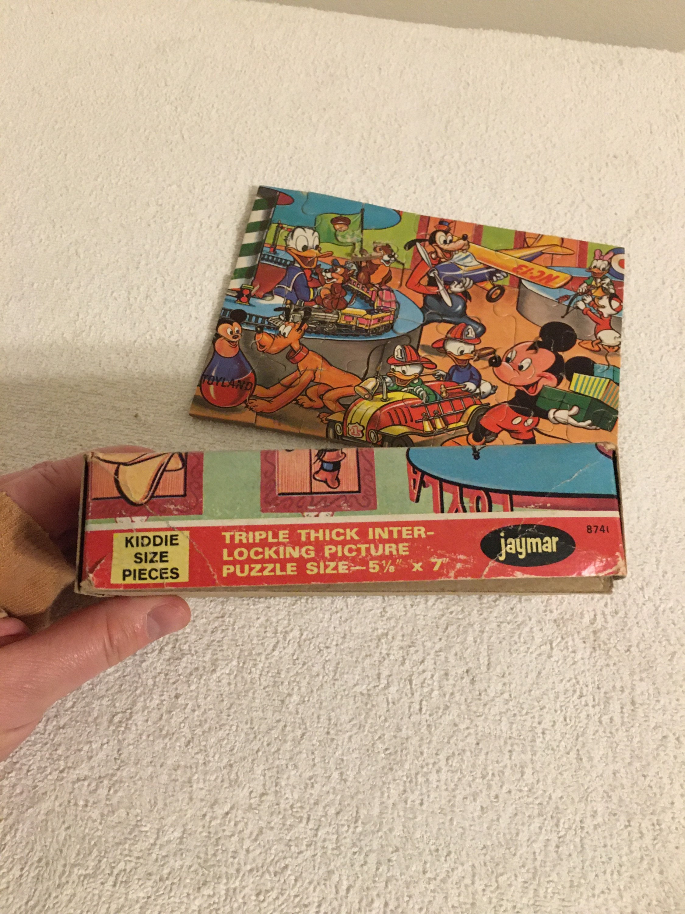 Vintage 1967 Jaymar Puzzle Mickey’s Toyland #8741 Complete - Etsy