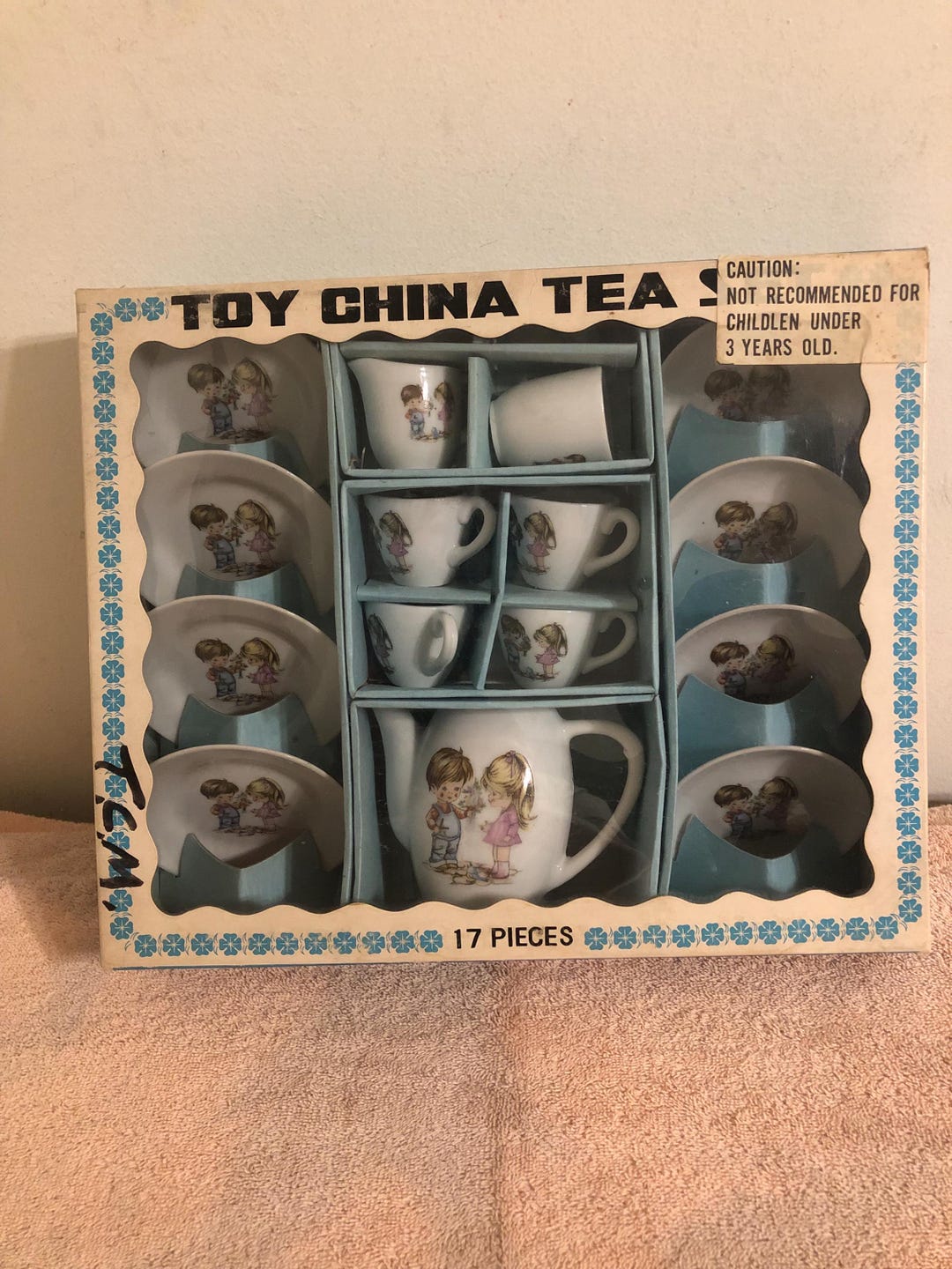 Vintage Kasuga Toy China Tea Set 17 Pieces #48-32486 Complete Made in ...