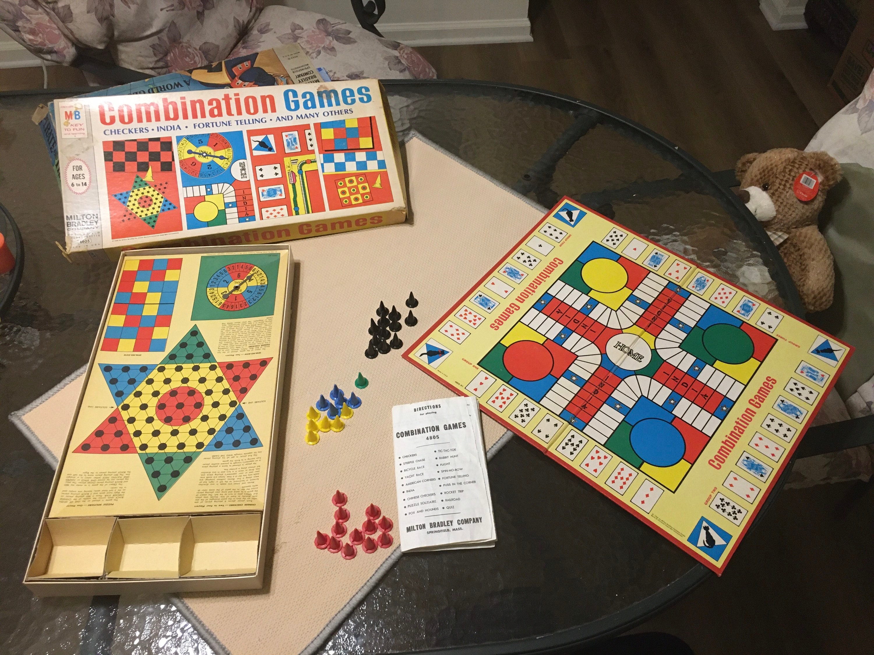 Vintage 1968 MB Combination Games 4805 - Etsy