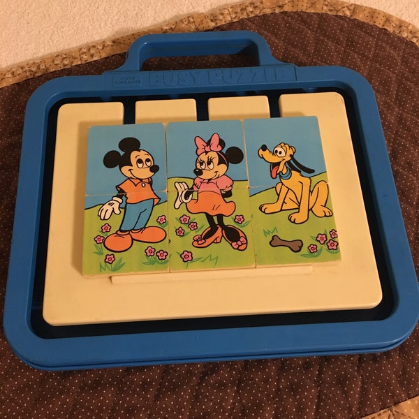 Vintage Sliding Puzzle - Etsy