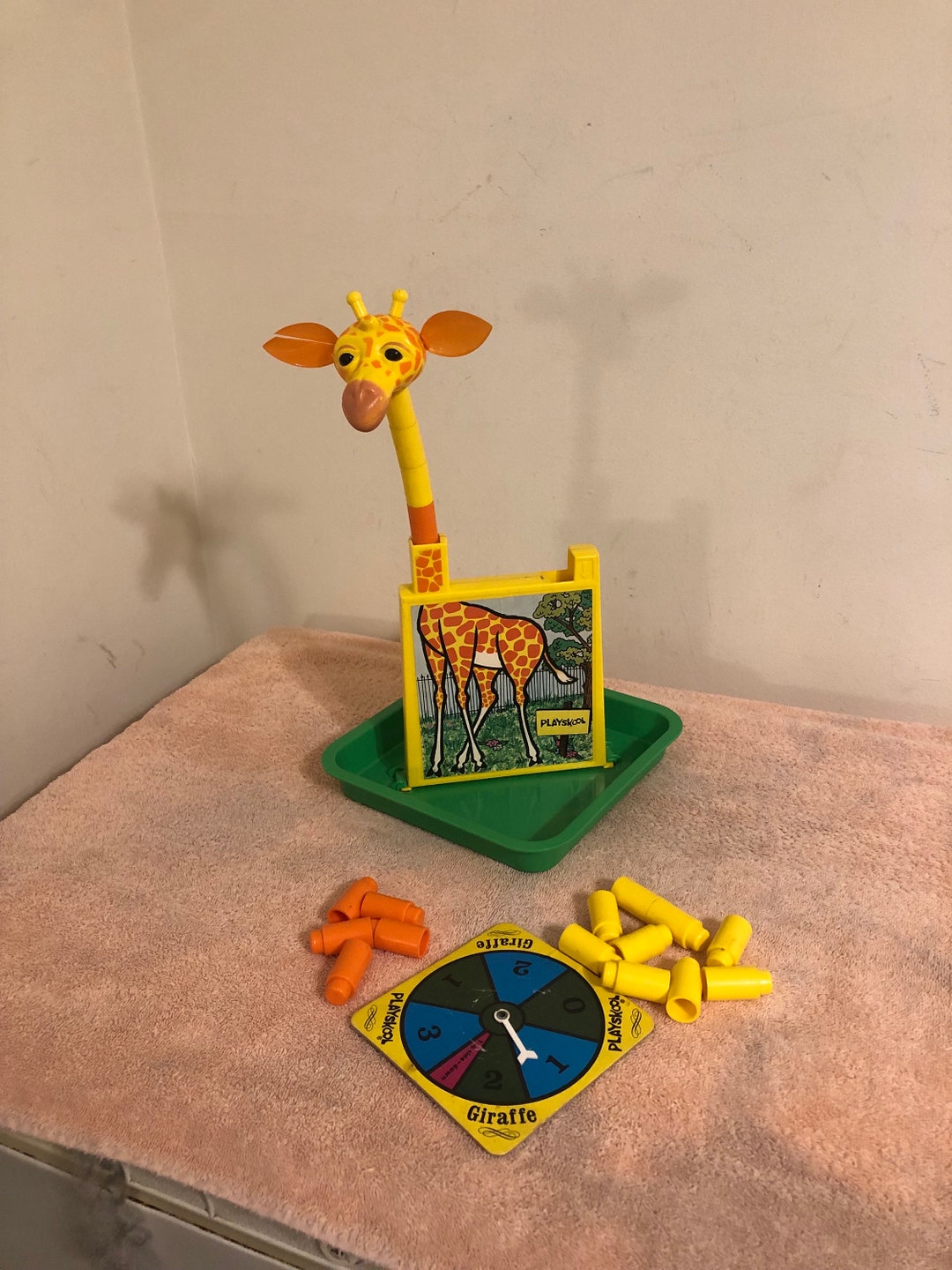Vintage 1960s Playskool Giraffe Game 210 Not Complete - Etsy