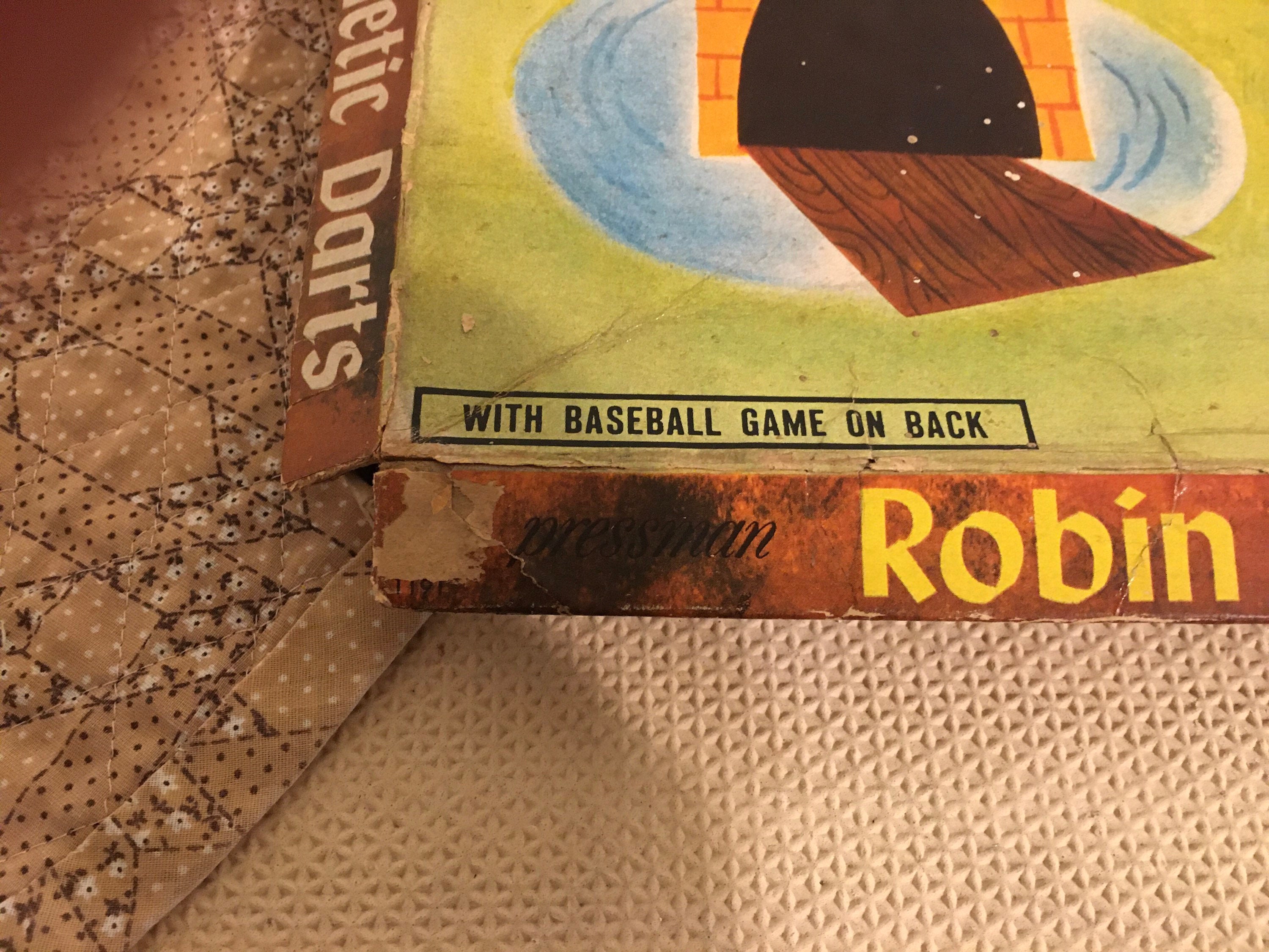 Vintage Pressman Robin Hood Magnetic Darts 1191 With Box - Etsy