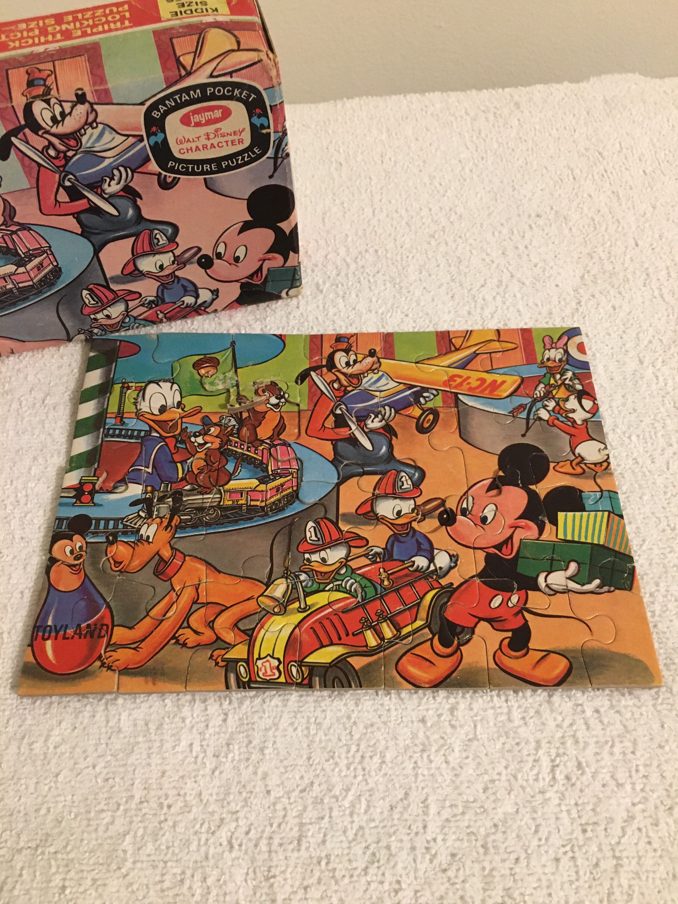 Vintage 1967 Jaymar Puzzle Mickey’s Toyland #8741 Complete - Etsy