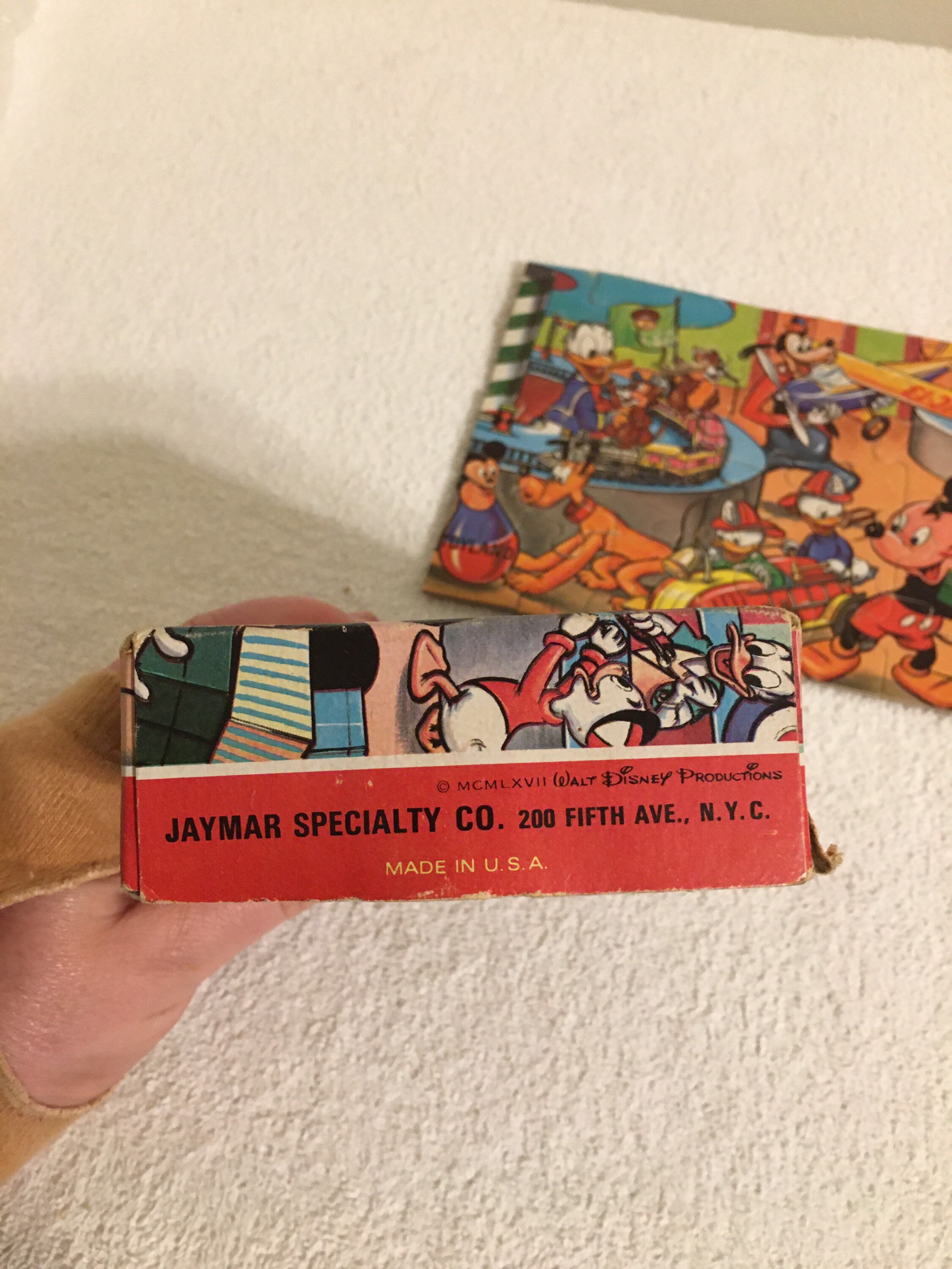 Vintage 1967 Jaymar Puzzle Mickey’s Toyland #8741 Complete - Etsy