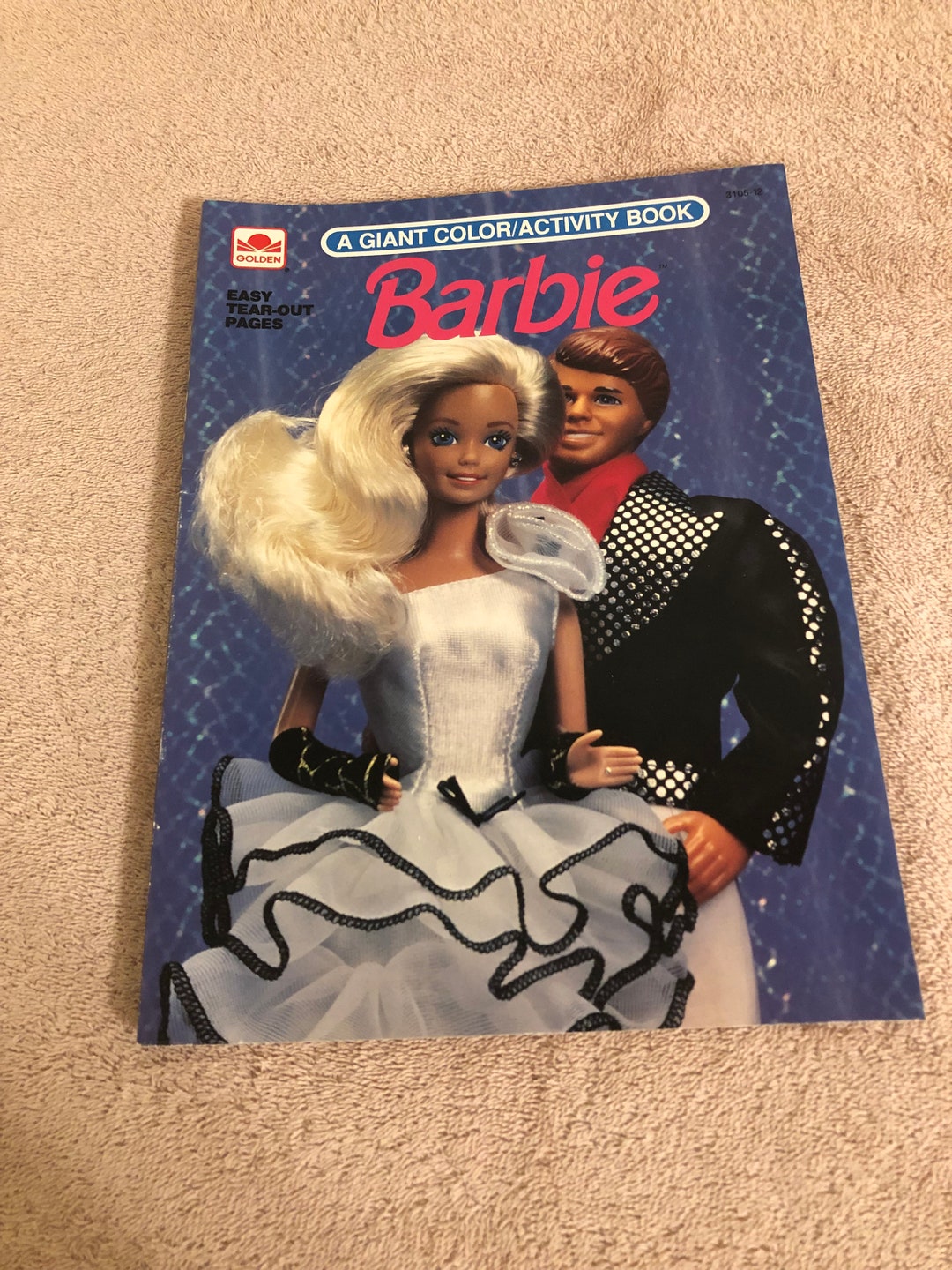 1991 Golden Book Barbie Coloring & Activity Book 3105-12 Unused ...