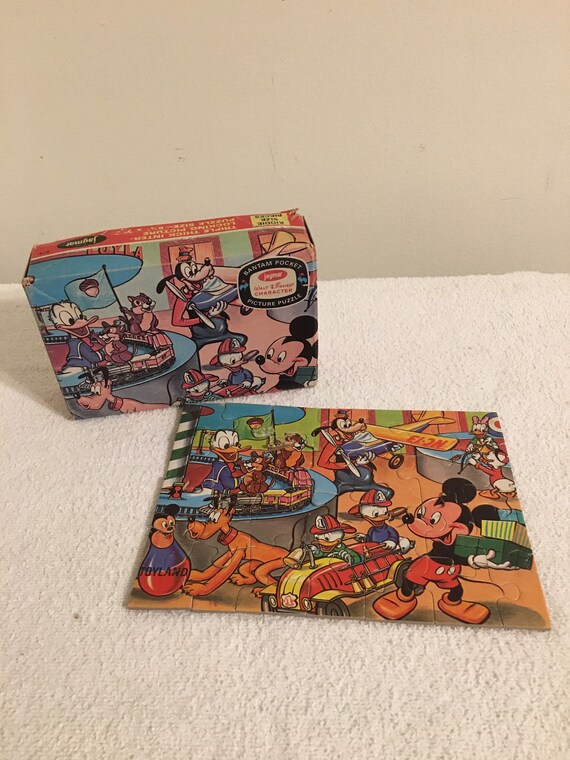 Vintage 1967 Jaymar Puzzle Mickeys Toyland 8741 Complete | Etsy