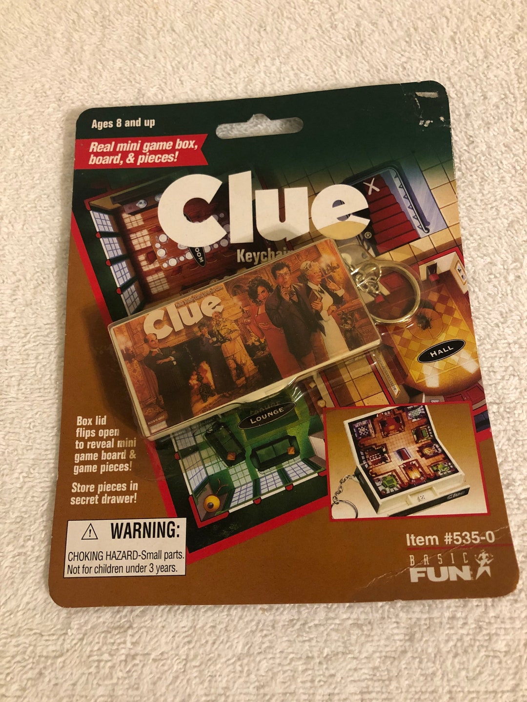 1998 Basic Fun Hasbro Clue Keychain 535-0 NIP - Etsy