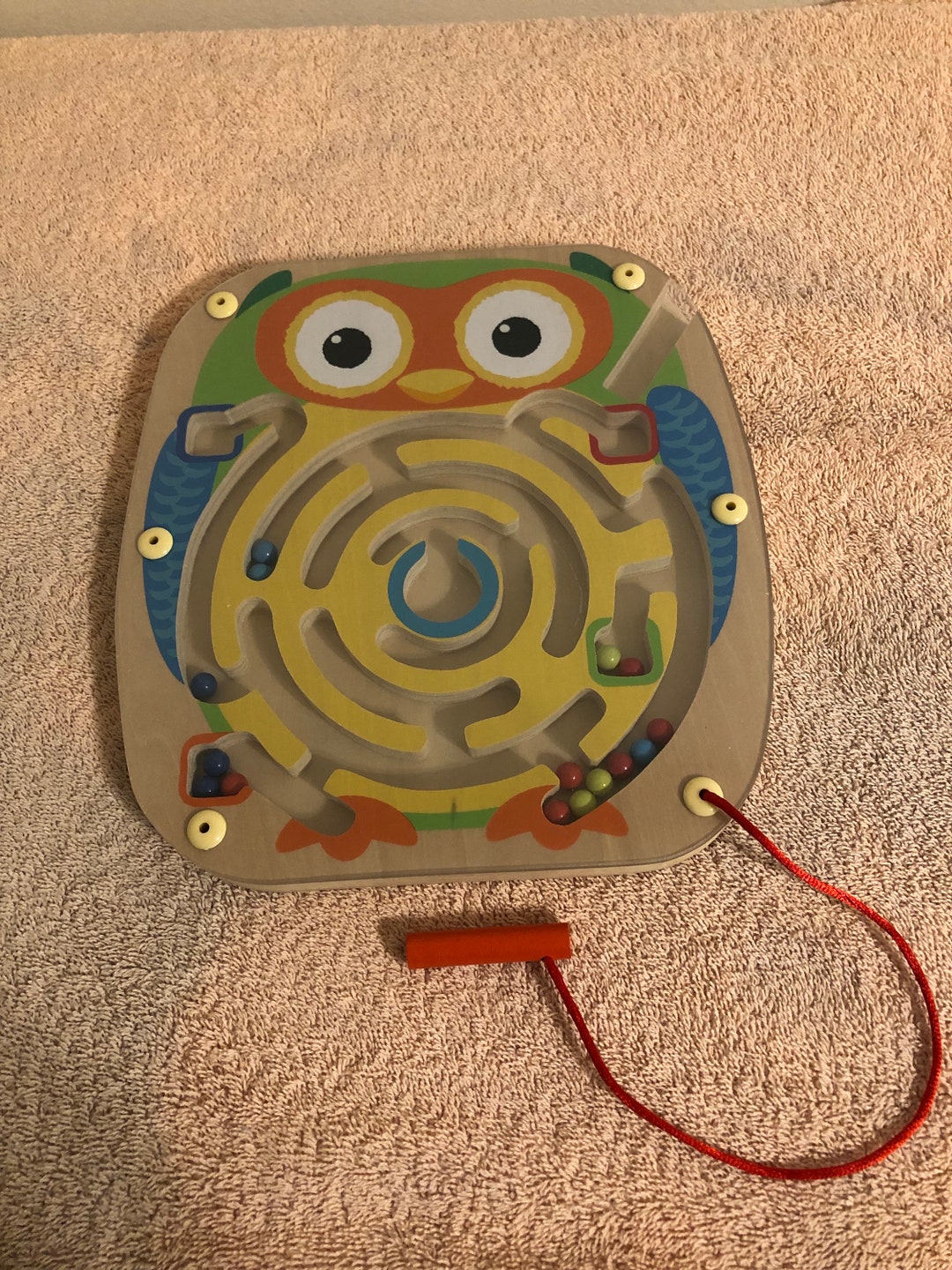 Toys R Us Magnetic Maze Game 8”x8” Wood & Plastic - Etsy