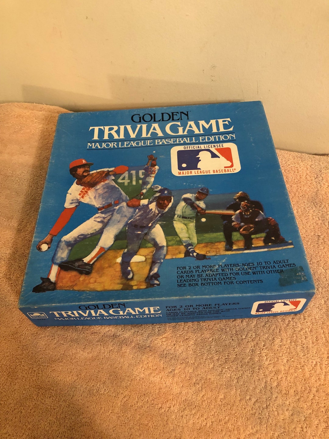 Vintage 1984 Golden Trivia Game Major League Baseball Edition 100% ...