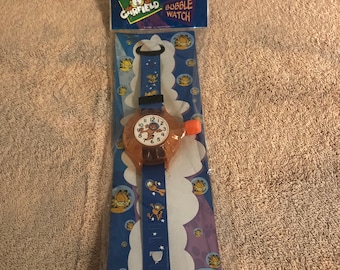 Vintage Garfield Armitron Watch With Orange Rim Around the Watch Face ...