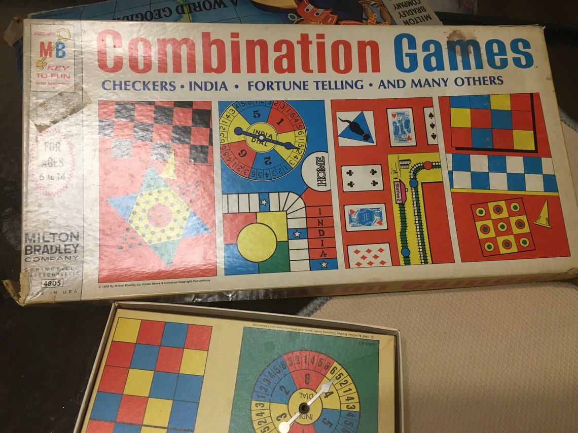 Vintage 1968 MB Combination Games 4805 - Etsy