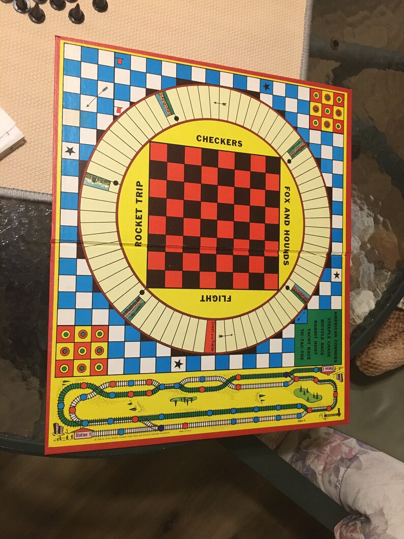 Vintage 1968 MB Combination Games 4805 - Etsy